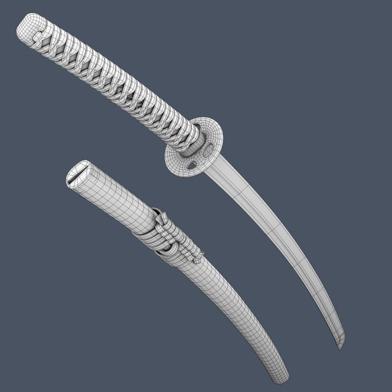 Black Dai Katana 3d model | Best Of 3d Models